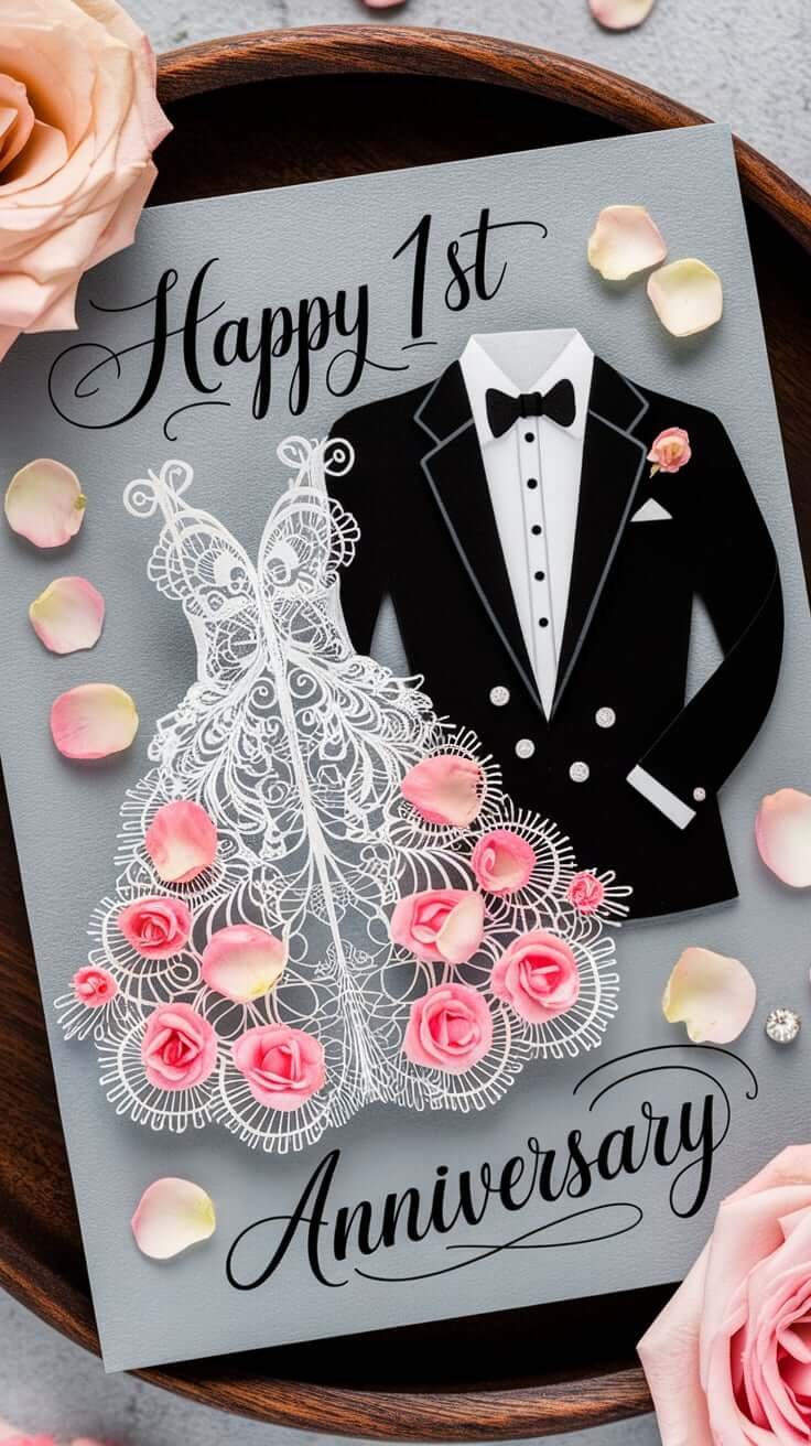 15 Creative Wedding Anniversary Card Ideas for Your First Year – Fairy ...